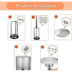 Patio Heater Replacement Hardware -Bolt & Nut Set Propane Patio Outdoor Space Heater Accessories Round Umbrella Shape Stand-up Pyramid Patio Heaters Heat kit