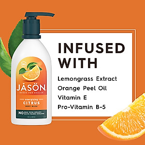 JASON Natural Body Wash & Shower Gel, Revitalizing Citrus, 30 Oz