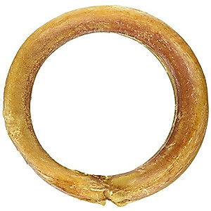 Pawstruck All Natural 4" Bully Stick Rings for Dogs, Grain Free, Low Odor, Single Ingredient, & Rawhide-Free Dental Chew Treat Bones, 100% Real Beef Fully Digestible, 3 Count