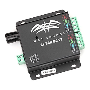 wet sounds RF RGB Music Controller w/Touch Activated Remote (Renewed)