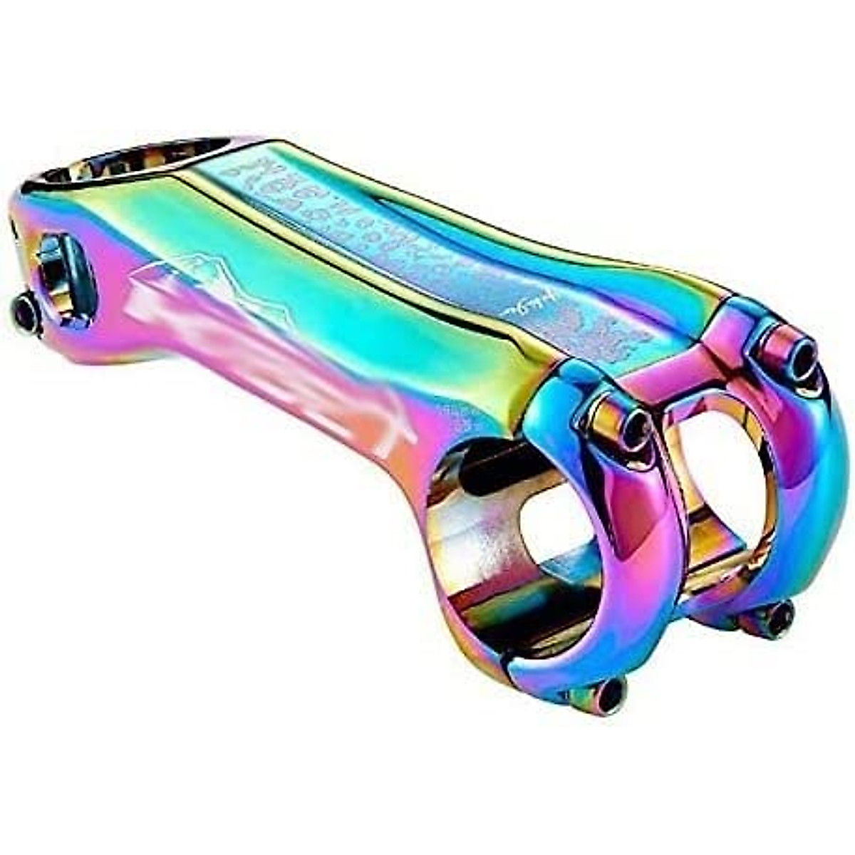 ZECHAO Bike Stem,Road Mountain Bike Stem 20 Degree 28.6 * 31.8mm 80/90/100 Mm Bike Handlebar Parts Mountain CNC Handlebar Stem Bike Stem (Color : Rainbow, Size : 90mm)