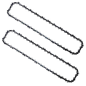 Opuladuo 2PC 14" Chainsaw Chain 3/8" LP 050" 52DL Fit for Portland Harbor Freight 64497 64498 67255 58949