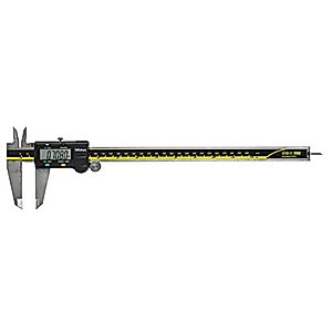 Mitutoyo 500-193-30CAL Absolute Digimatic Caliper with Calibration, Inch/Metric, Stainless Steel Jaws, 0-12" (0-300mm) Range, 0.0005" (0.01mm) Resolution, -0.0015" Accuracy