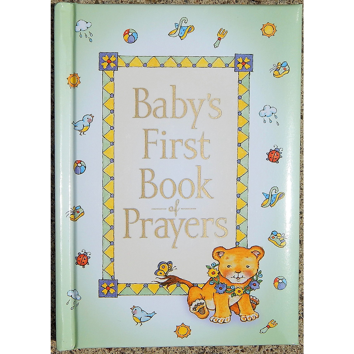 Bigdream Baby Catholic Baptism Gift Set, Includes Baby's First Rosary and Baby's First Book of Prayers, Perfect Baptism, Christening, Shower Gifts