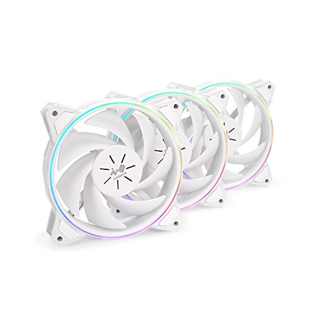 in Win Sirius Pure (ASP120) 120mm White Addressable RGB Fan