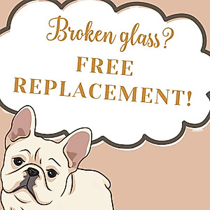 Onebttl French Bulldog Gifts for Women, Frenchie Gifts for Frenchie Mom, 17 oz Stemless Wine Glass - All I Need is a Frenchie