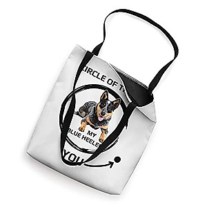 Funny Circle of Trust Blue Heeler Tote Bag