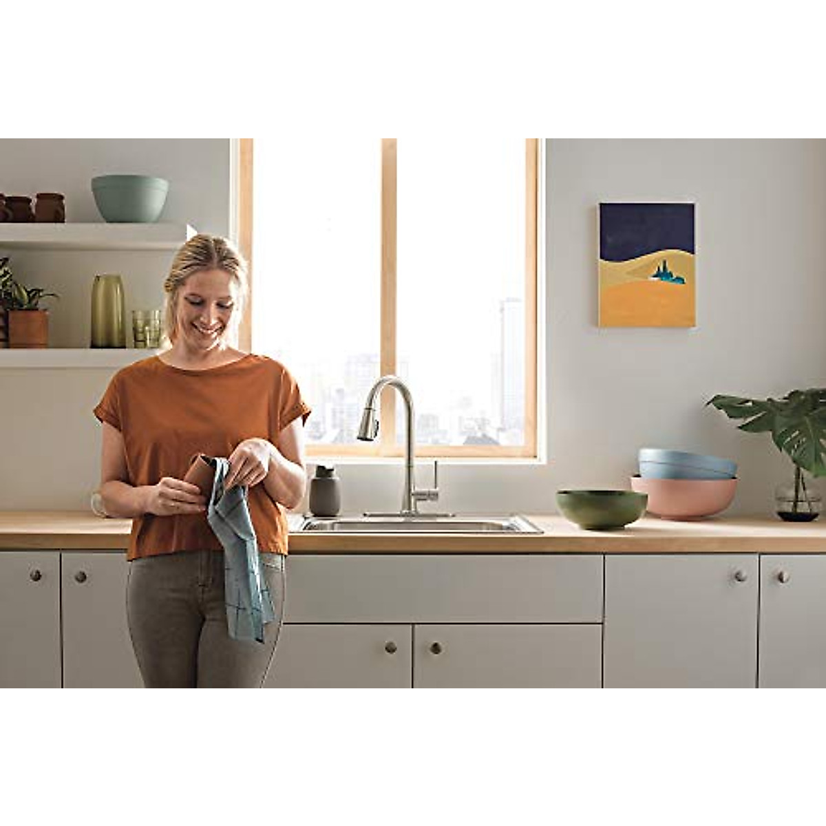 Peerless P7947LF-SS Precept Pull-Down, 1.5 GPM Flow Rate, Stainless