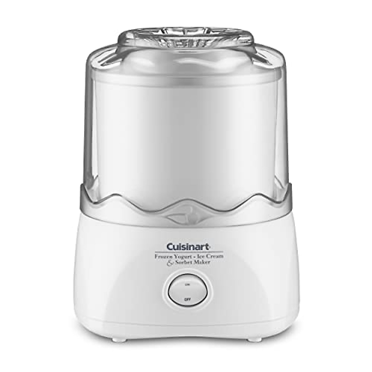 Cuisinart ICE-20P1 Automatic 1.5-Quart Frozen Yogurt, Ice Cream and Sorbet Maker, Makes Frozen Treats in less than 20-Minutes, White