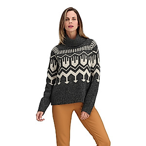 Obermeyer Willow Turtleneck Sweater Basalt LG
