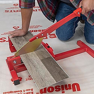 ROBERTS 10-35 Laminate and Vinyl Plank Cutter, 8", Red
