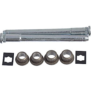 APDTY 814376 Door Hinge Pin and Bushing Kit - 2 Pins, 4 Bushings, 2 Clips Replaces 93356553