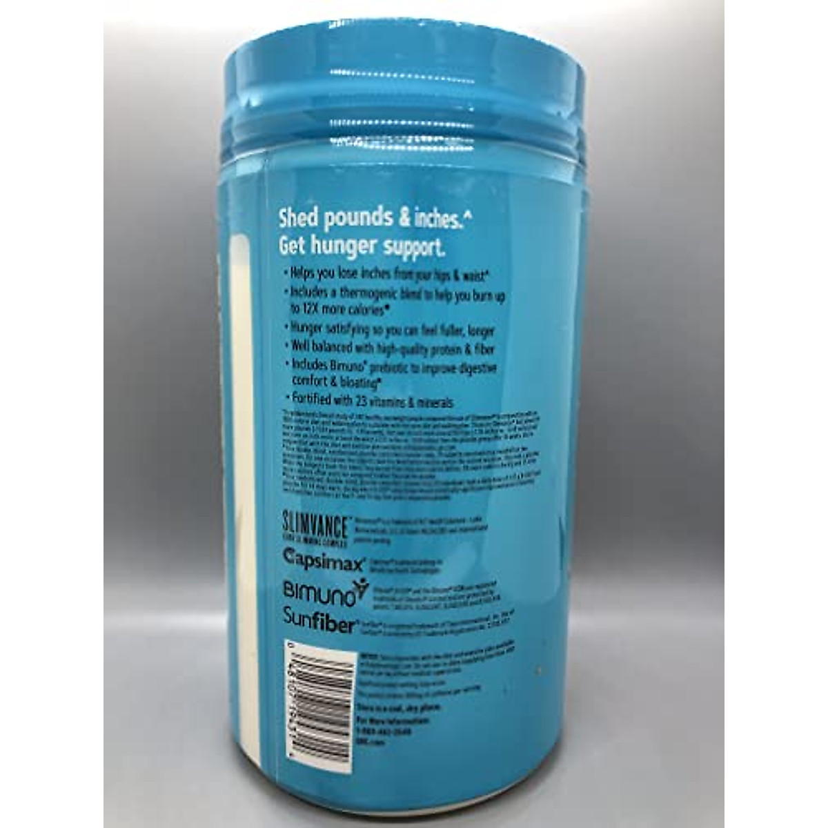 GNC Total Lean Lean Shake + Slimvance - Strawberry Banana, 20 Servings, Weight Loss Protein Powder with 200mg of Caffeine