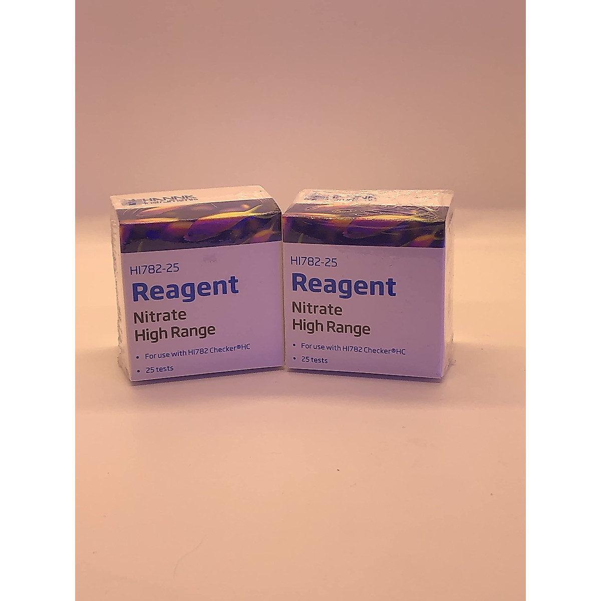 Hanna Instruments HI782-25 Marine Nitrate High Range Checker Reagents Set of 2 (Total of 50 Tests)
