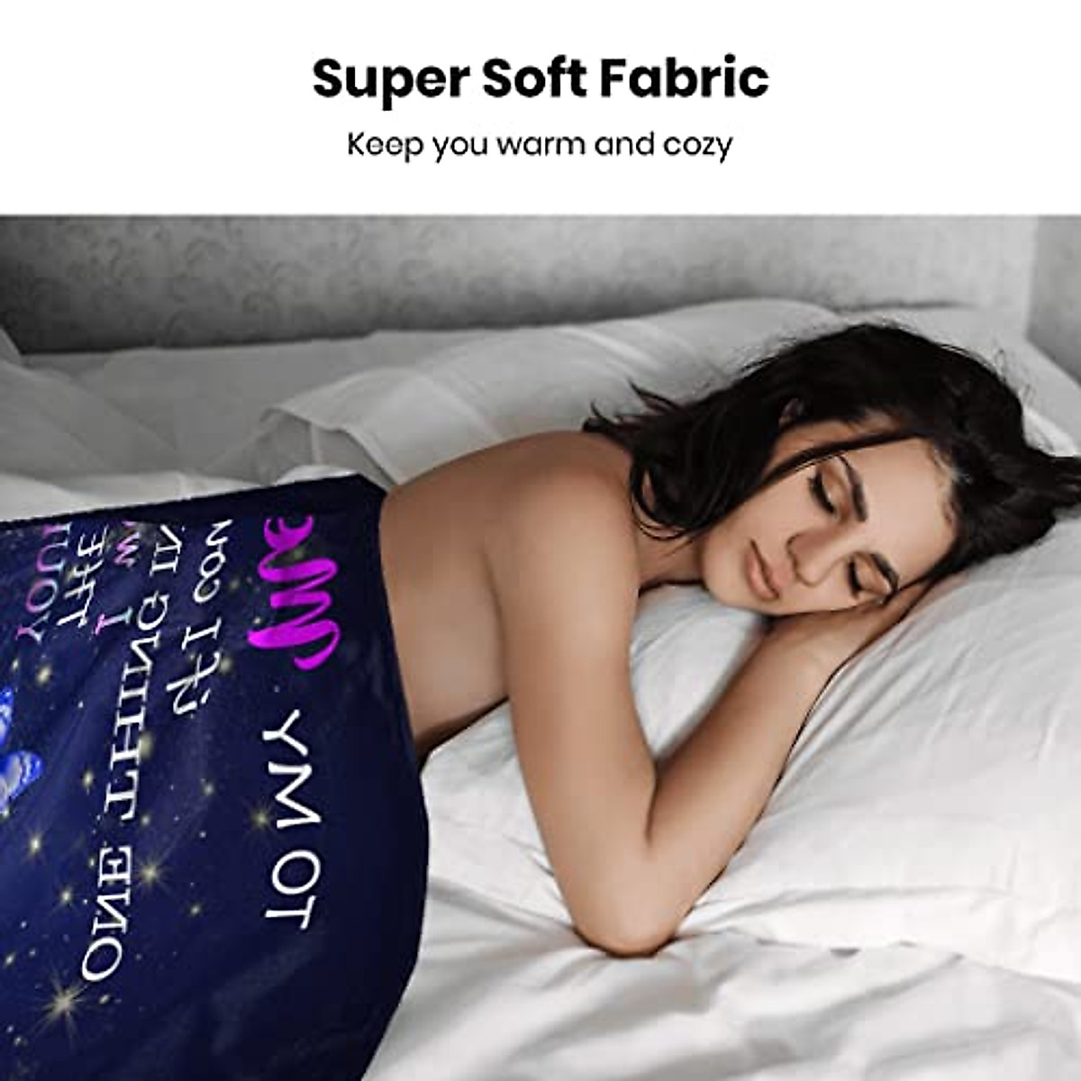 Coolim Gifts for Mom, Mom Birthday Gifts, Birthday Gifts for Mom from Daughter, Mom Blanket, to My Mom Blanket