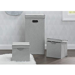 Delta Children 3-Piece Nursery Organization Set for Babies and Kids, Dove Grey