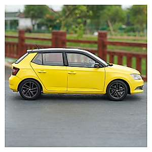 Alloy Resin Car Vehicle Model 1 18 Fit for Skoda Fabia Vehicle Metal Scale Alloy Diecast Car Model Static Toy Fit for Collectible Gift Display Festive Deluxe Gift (Color : C)