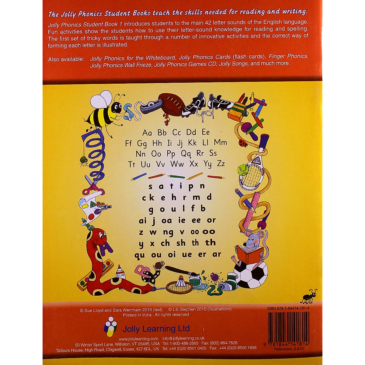 Jolly Phonics Student Book 1: In Print Letters (American English Edition)