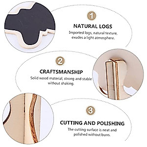 Wedding Decor Display Blackboard s Wedding Decoration Desk Topper Display Chalkboards Mini Blackboard Message Blackboard Wooden Chalkboards Blackboard Decoration Ornaments 10 Pcs