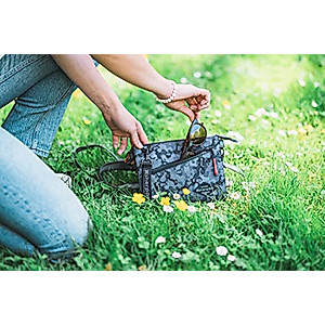 Sherpani Zoom, Small Crossbody Purse, Nylon Crossbody Bag, Lightweight Cross Body Bag, Sleek Dual Pouch, Purses for Women, RFID Protection (Dream Camo)