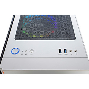 SkyTech Archangel 3.0 Gaming Computer PC Desktop - Ryzen 5 3600 6-Core 3.6GHz, RTX 2060 6G, 1TB SSD, 16GB DDR4 3000, RGB Fans, AC WiFi, Windows 10 Home 64-bit, White