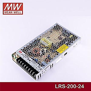 Enclosed Type 211.2W 24V 8.8A LRS-200-24 Meanwell AC-DC Single Output LRS-200 Series MEAN WELL Switching Power Supply