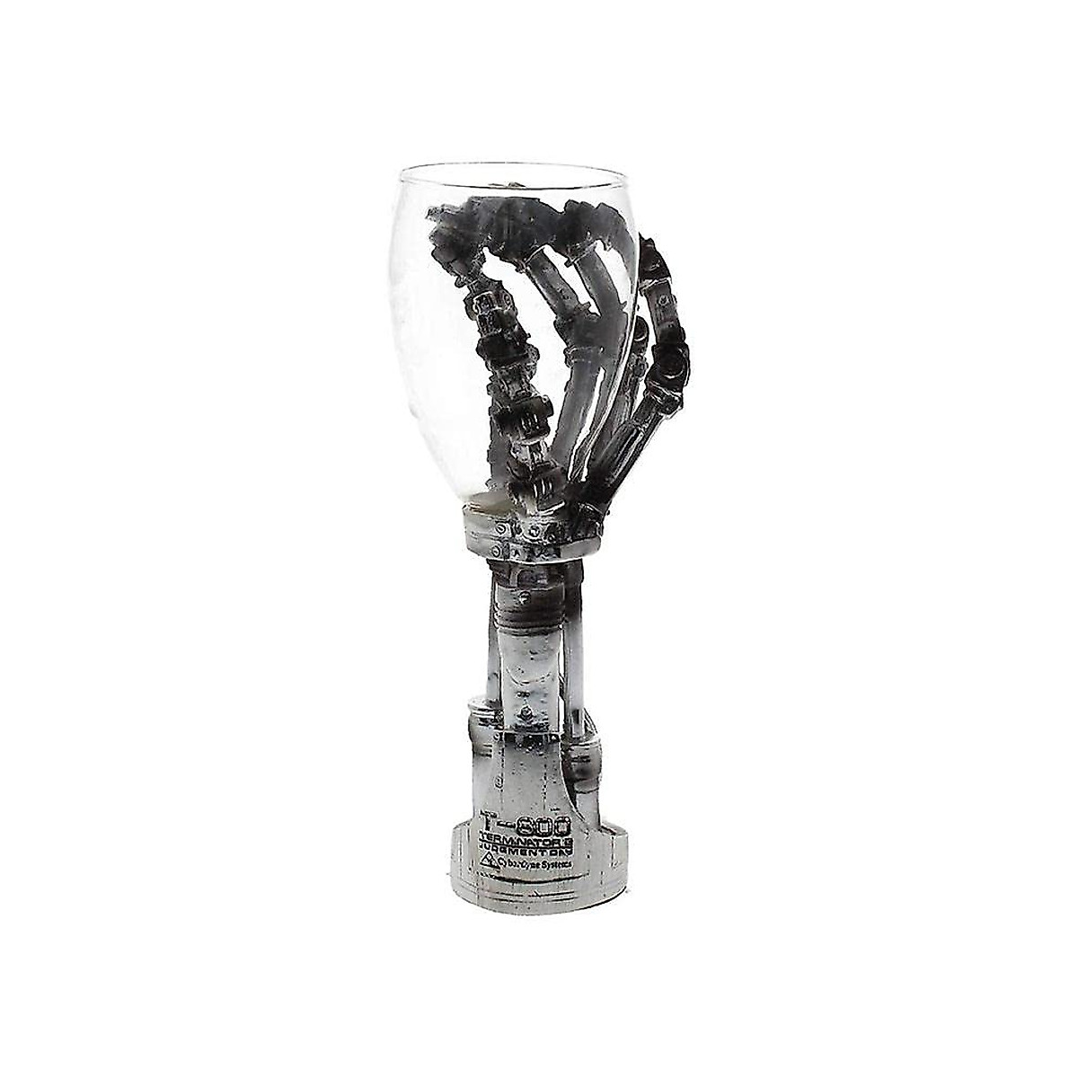 Nemesis Now B1457D5 Terminator Hand Goblet 19cm Silver, Resin w/Stainless Steel Insert
