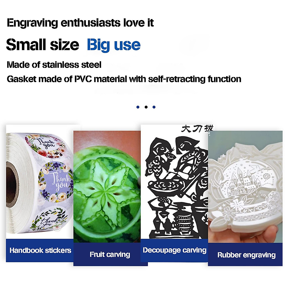 CARCLOTHES Precision Hobby Knife Set (16Pcs)，Sharp Engraving Enthusiast Knife Set with Beautiful Plastic Case, Precision CuttingTool Set for Vinyl, Paper, Wood, Leather.