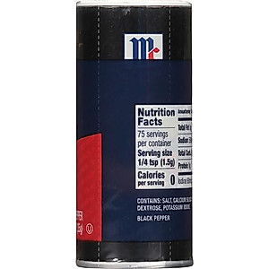 Morton McCormick Iodized Salt & Pepper, Shaker Set, 5.25 Ounce