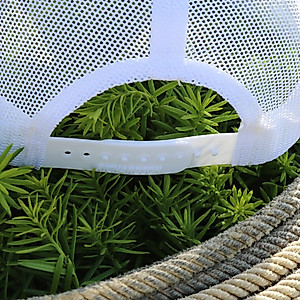 WHISKEY BENT HAT CO. The Zip Adjustable Snapback Meshback Trucker Hat (US, Alpha, One Size, Tan)