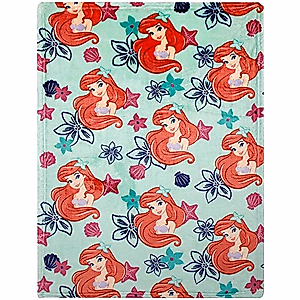 Disney Ariel Plush Printed Blanket