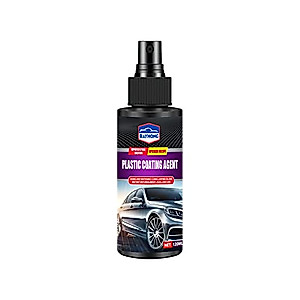 WOHSAO Car Interior Leather and Plastic Coating Agent, Automotive Interior Leather Coating, Cleaning, Maintenance and Protection 120ML