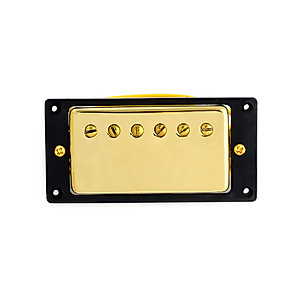 Metallor Humbucker Double Coil Pickups Neck and Bridge Pickup Compatible with LP Style Electric Guitar Parts Replacement Gold.