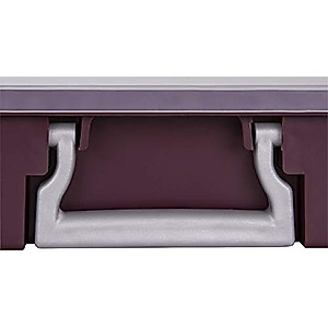 AB Designs 6955ABDP Super Satchel 1-Compartment Open Core, Stackable Home Storage Organization Container, Plum