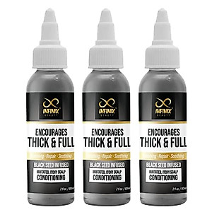 Infinix Black Seed Oil for powerful Hair growth - Thick and Full - Pack of 3