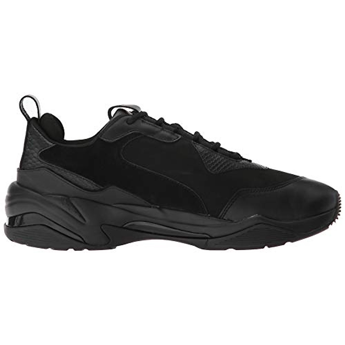 PUMA mens Thunder Sneaker, Puma Black-puma Black-puma Black, 10.5 US