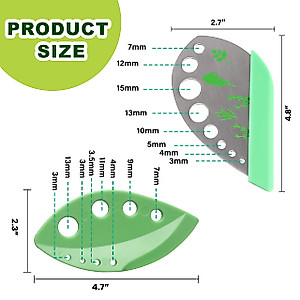 LUVCOSY 3 Packs Herb Scissors Set - 5 Blades Herb Scissors with Herb Stripper, 2 Packs Herb Stripper Tools with Safe Cover, Cool Kitchen Gadgets for Cutting Fresh Garden Herbs