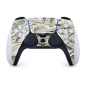 ITS A SKIN Skins Compatible with Sony Playstation 5 Console Disc Edition - Protective Decal Overlay stickers wrap cover - Cash Money