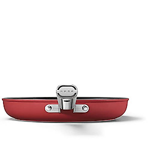 Smeg Cookware 12-Inch Red Frypan