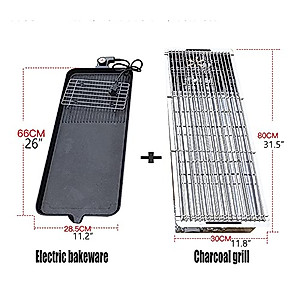 Wood Fire Pits Outdoor Garden Terrace Grill Table Wood Burning Fire Pit, Backyard Patio Outdoor Dining Table and Chair Set, Desktop High Temperature Resistance-Safe