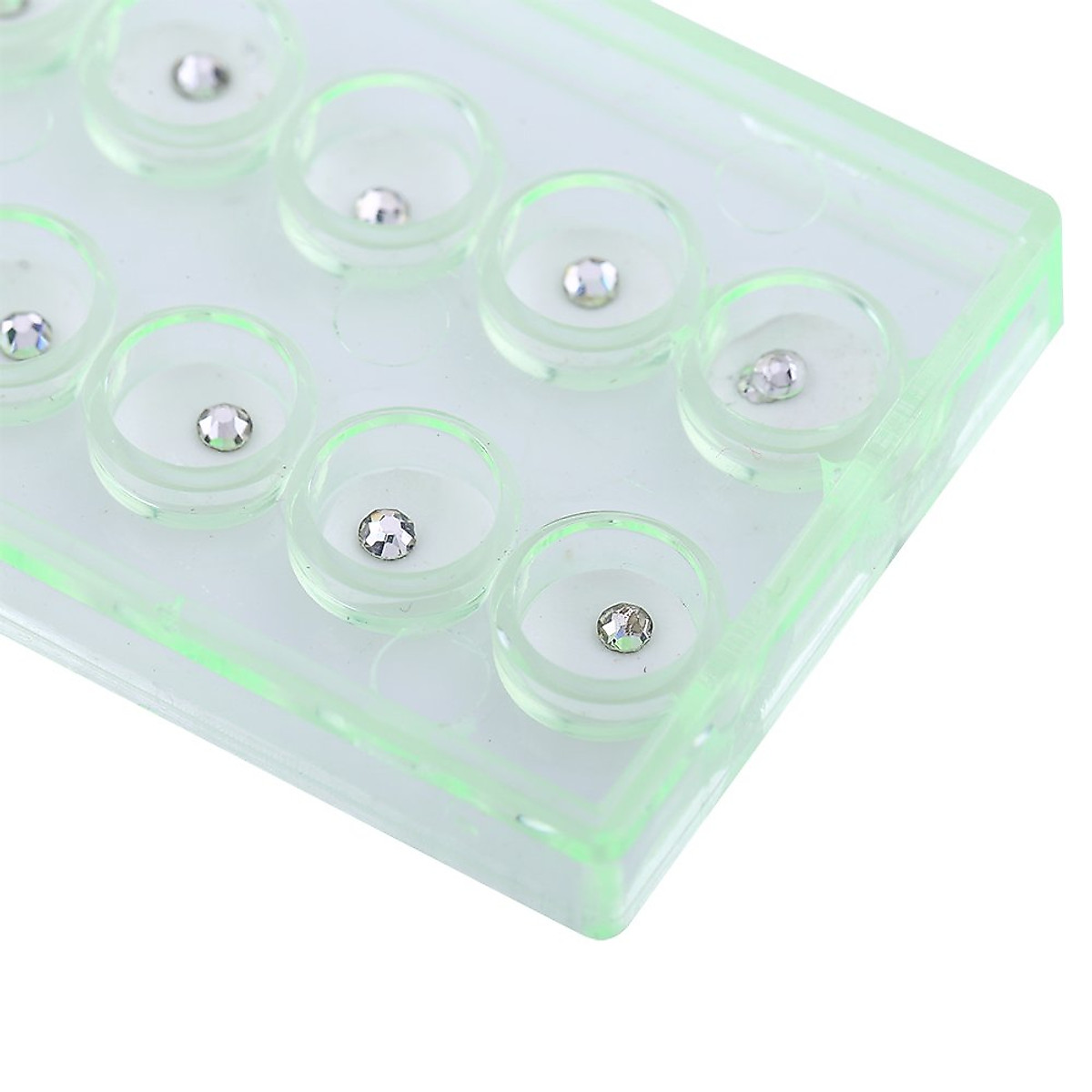 Tooth Ornaments, 10pcs 2mm Dental Crystal Tooth Ornaments Tooth Gems Teeth Jewelry Gem Decoration White with Box