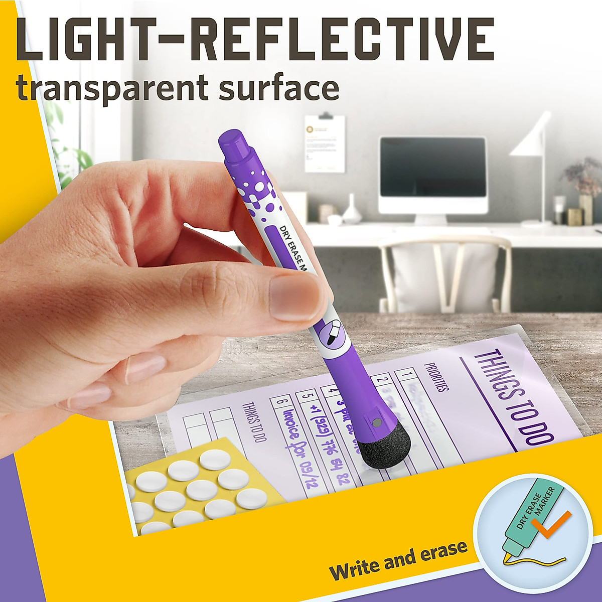 Thermal Laminating Pouches, 9 x 11.5 Inches, 3 Mil Thick, 50 Pack, Suited for Letter Size Laminating Sheets 8.5 x 11