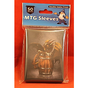 MTG Sleeves 50 MTG Standard Card Sleeves Deck Protector Umber Beer Drink Dragon
