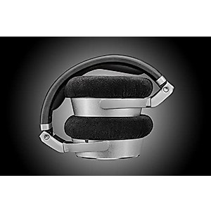Neumann NDH 30 Dynamic Open-Back Headphone for Professional Mixing, Mastering, Twitch, YouTube, Podcast, Production, High Definition Music Listening, Titanium (509111) Large