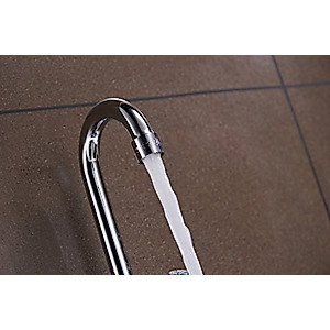 Kitchen Faucet Wall Mount Commercial Hand Sink Faucet Kitchen Utility Laundry Centerset Swivel Gooseneck Spout 2 Dual Handle Restaurant Chrome Mixer Tap NSF