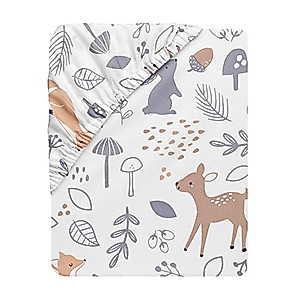 Bedtime Originals 3 Piece Crib Bedding Set, Deer Park, Multicolor