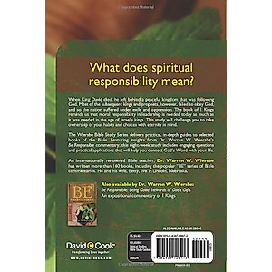 The Wiersbe Bible Study Series: 1 Kings: Being Good Stewards of God's Gifts