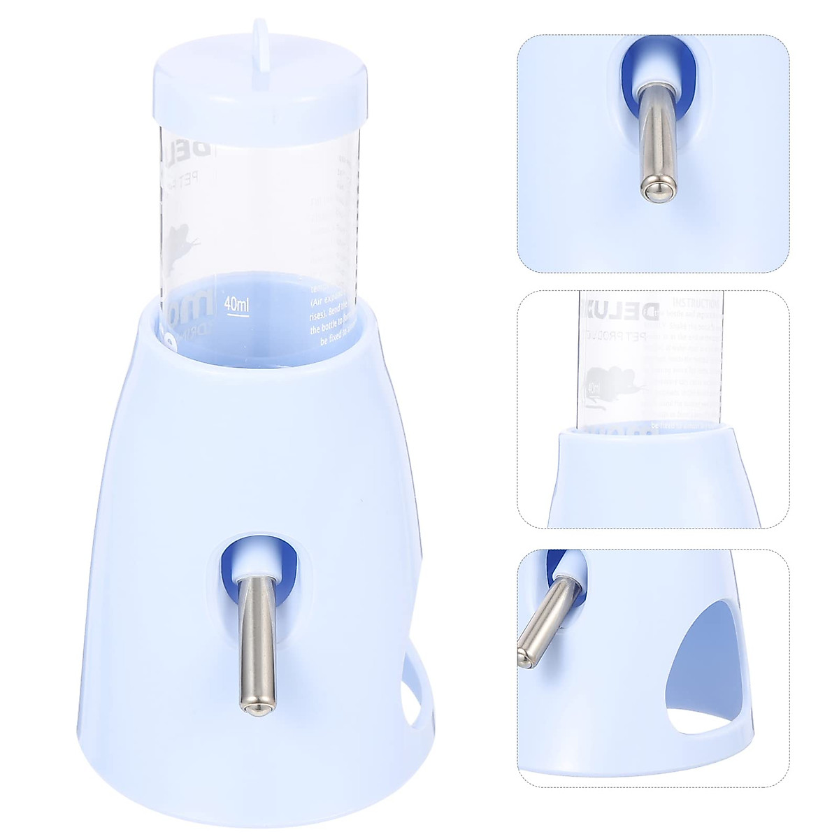 POPETPOP Hamsters Hamster Water Bottle Cage Water Feeder Pet Feeder Hamster Drinking Bottle Hamster Bowl Delicate Pet Automatic Feeder Hamster Food Bowl Hamster Tank Rabbit Pp Tableware