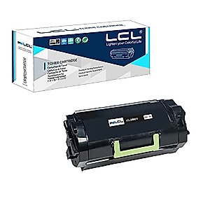 LCL Compatible Toner Cartridge Replacement for Lexmark 24B6015 35000 Pages M5155 M5163 M5170 XM5163 XM5170 (1-Pack Black)