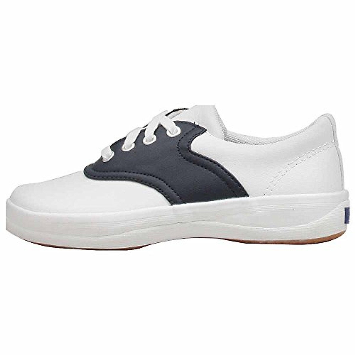 Keds girls School Days Ii Sneaker, White/Navy, 2 Big Kid US